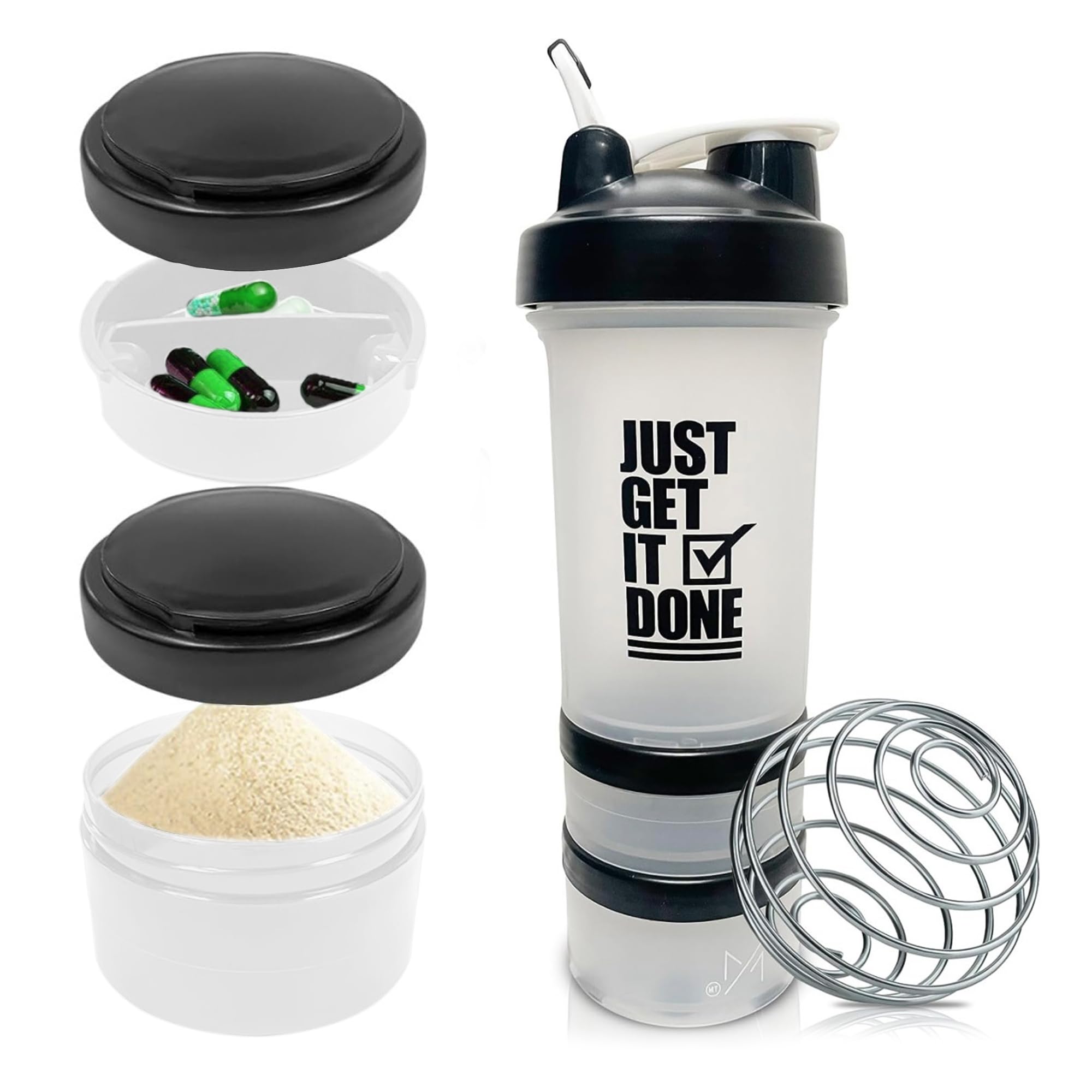 Amazon.com: MEA PRODUCTS - Protein Shaker Bottle with Storage ...