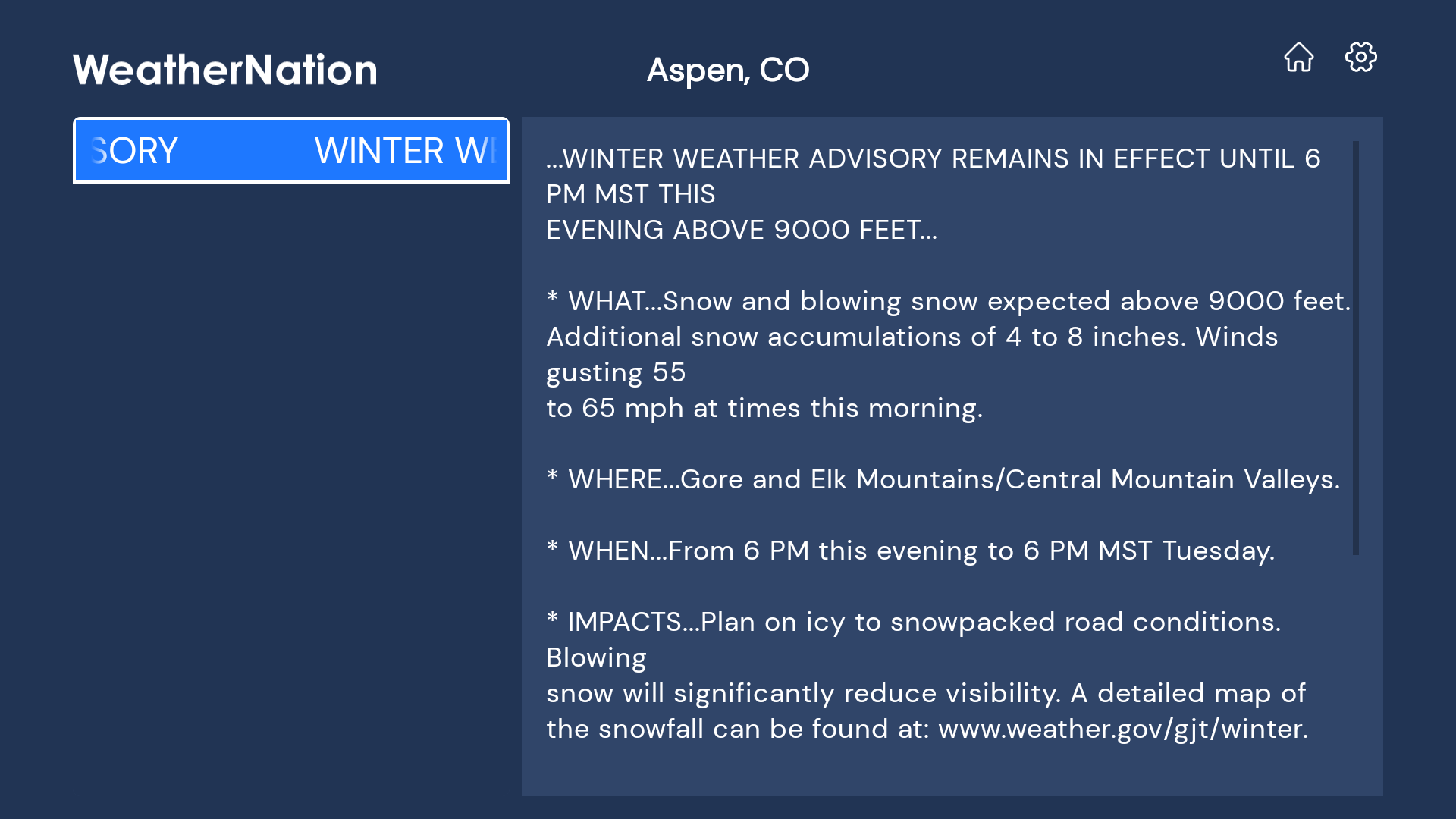 WeatherNation - App on the Amazon Appstore