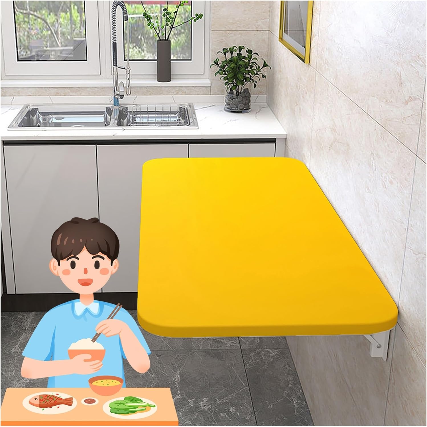 Laundry Floating Folding Table,Folding Wall Mounted Bahrain | Ubuy