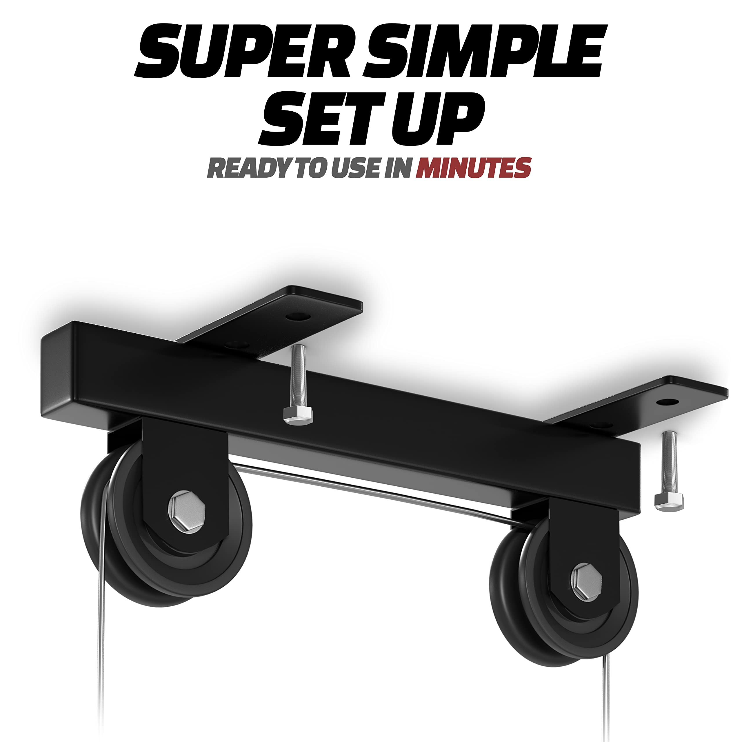 Pulley System Ceiling Train Table