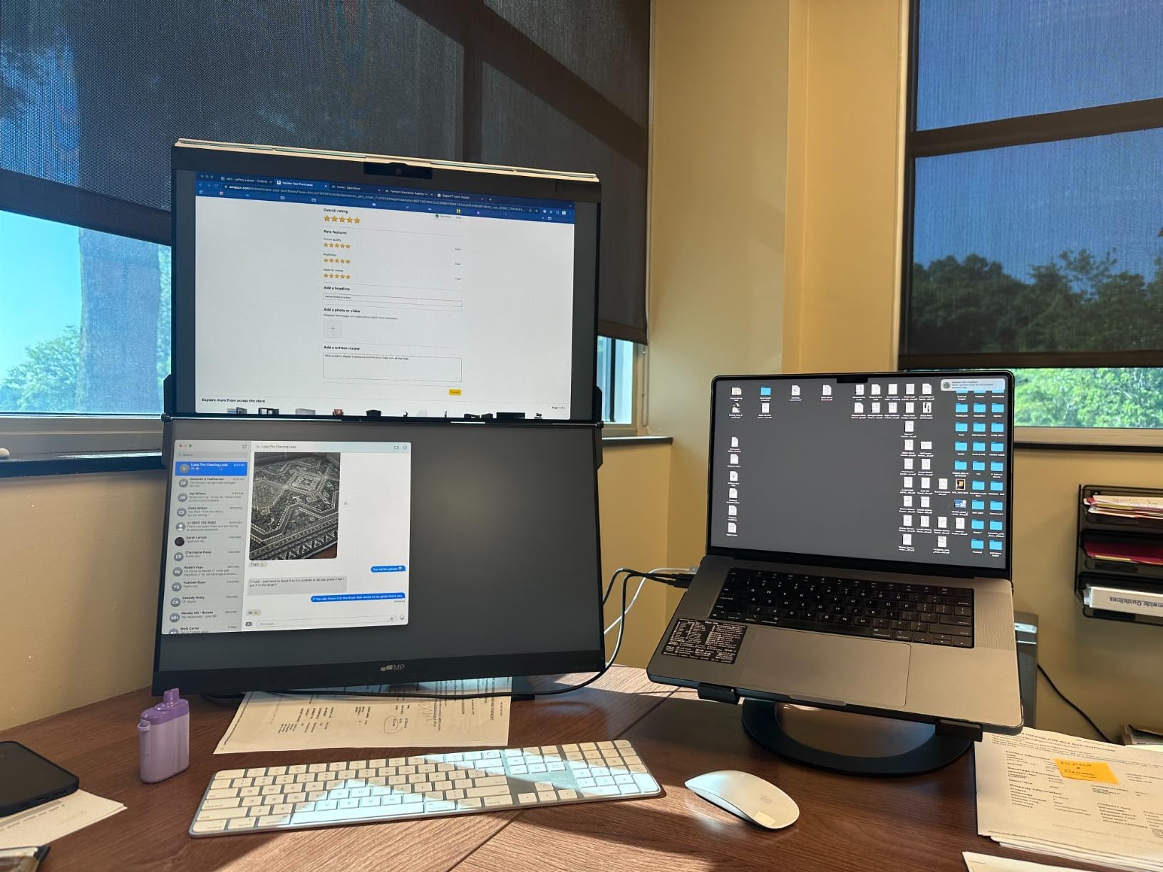 $23/mo - Finance Mobile Pixels Geminos 2 x 24 inch FHD Stacked Computer ...