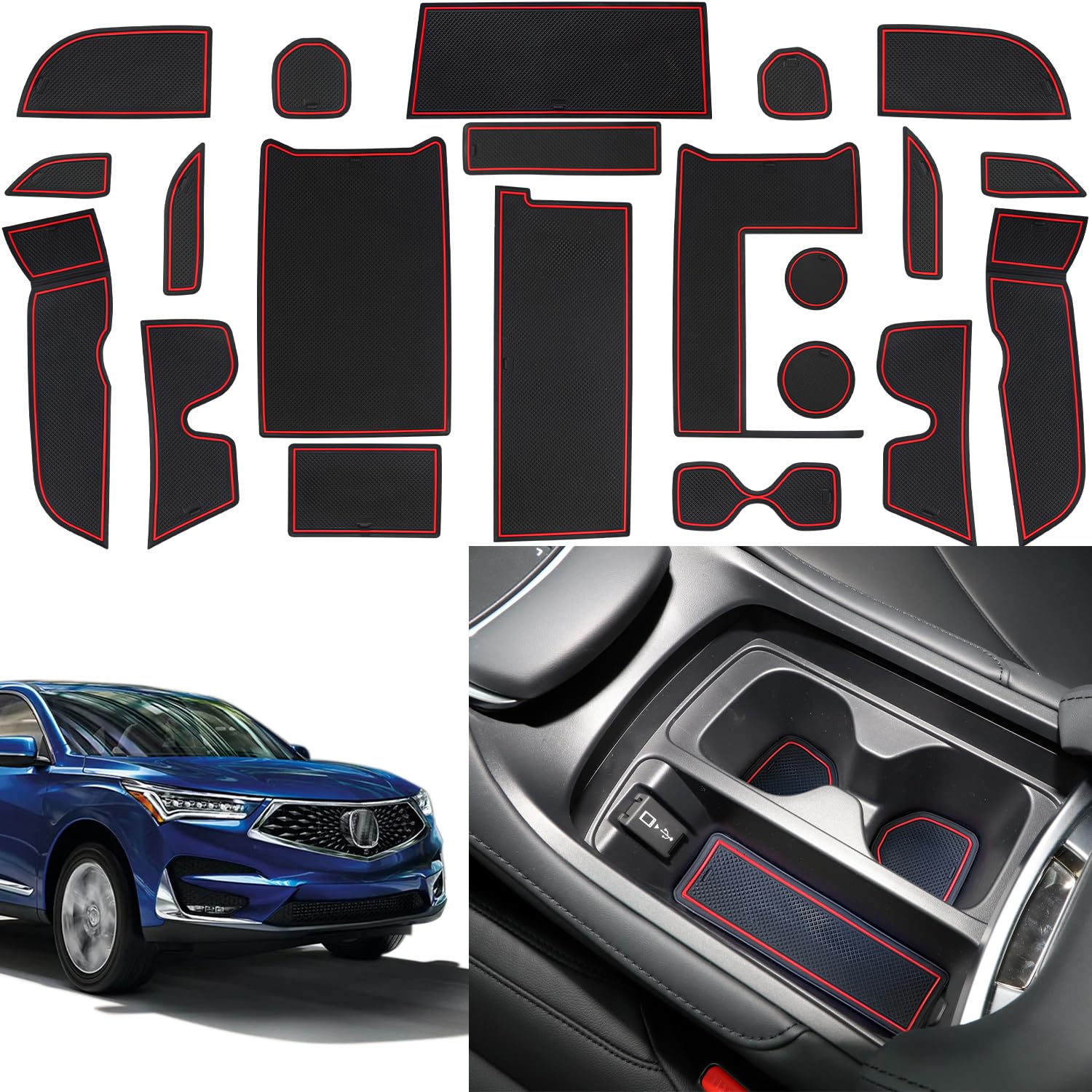 Amazon.com: ZOXOQ Center Console Liner for Acura RDX Accessories 2019 ...