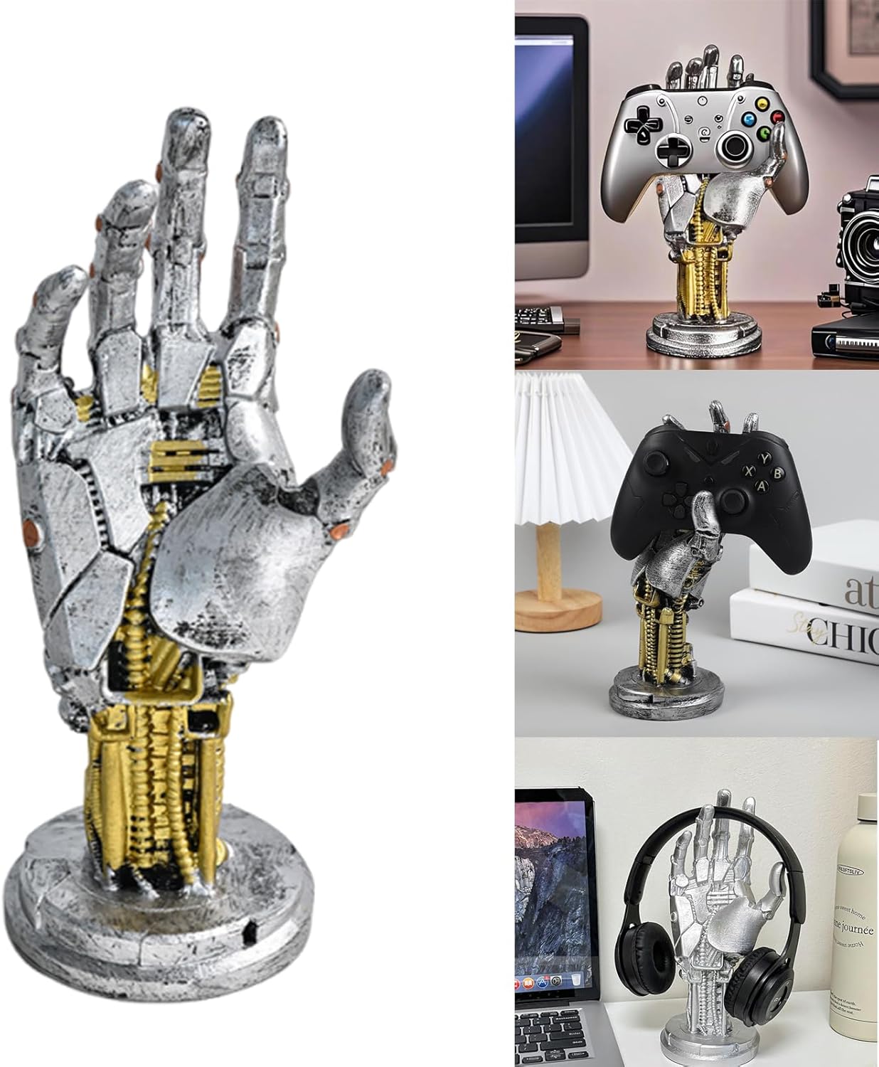 Amazon.com: JingDan Game Controller Holder for PS5 PS4 Xbox Universal ...