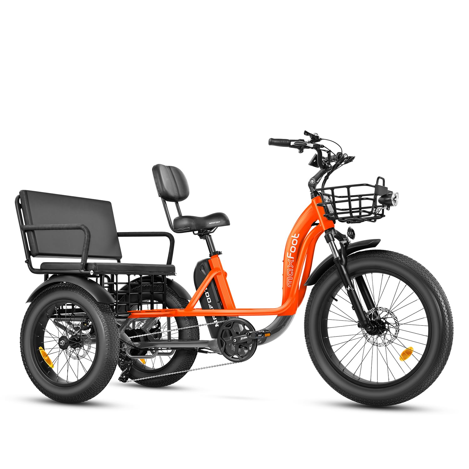 Amazon.com : MAXFOOT MF33 2-Seater Electric Tricycle for Adults, 750W ...