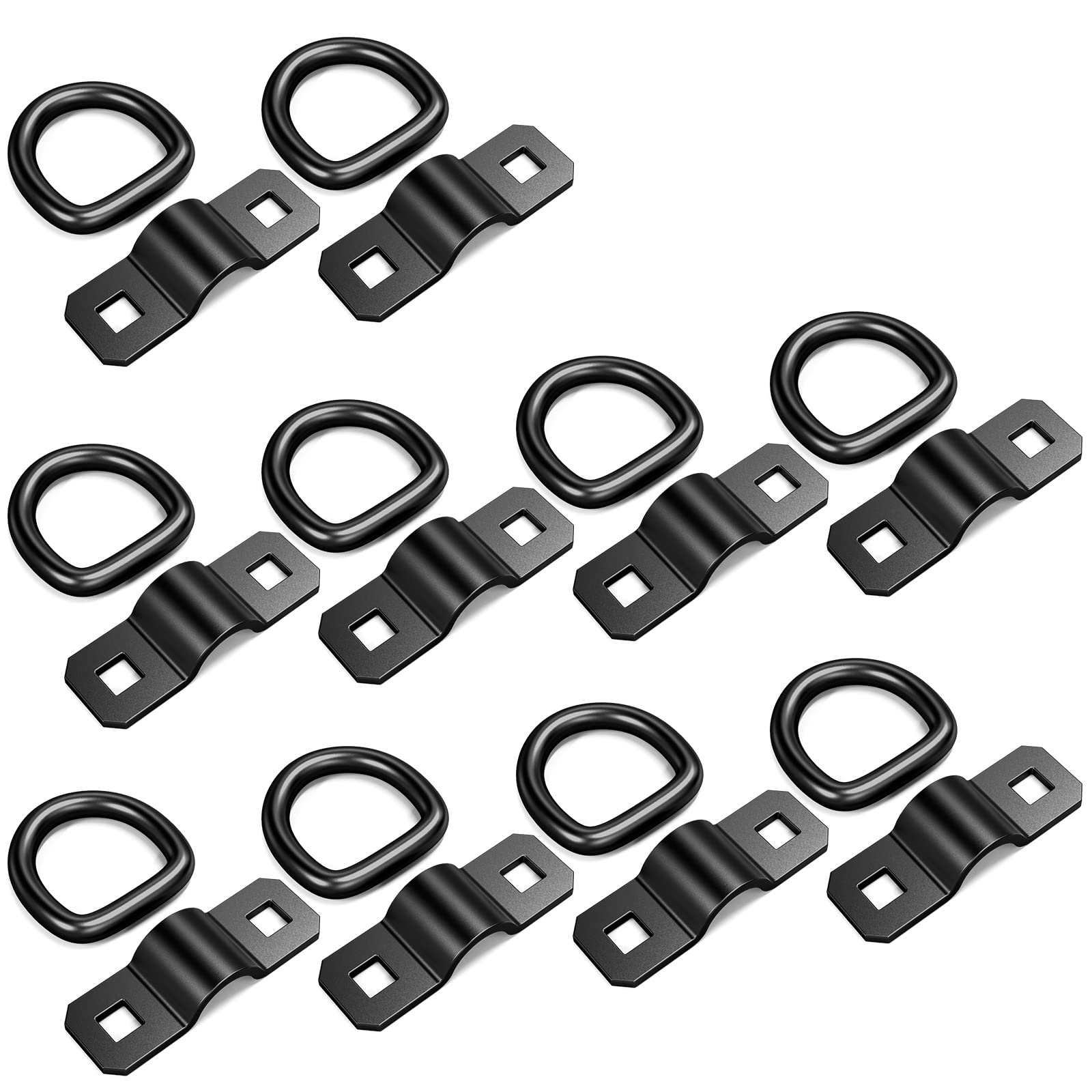 Snapklik.com : 10 PCS 3/8" Heavy Duty D Rings Tie Down Anchors For ...