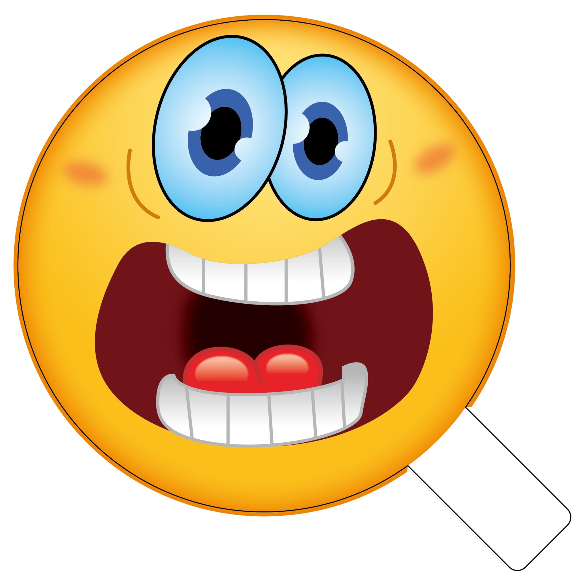 Terrified Face Emoji Photo Booth Prop | Desertcart Thailand