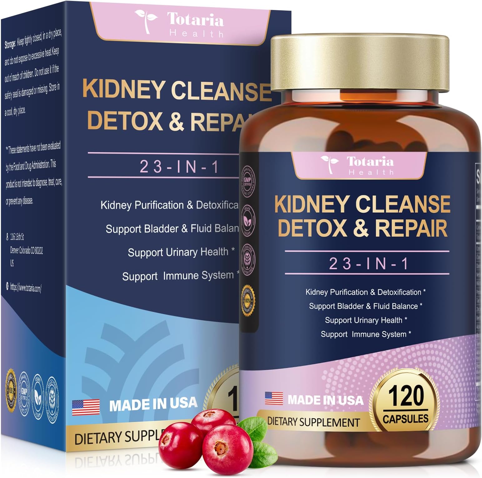 Amazon.com: MICHAEL'S Health Naturopathic Programs Kidney Factors - 60 ...