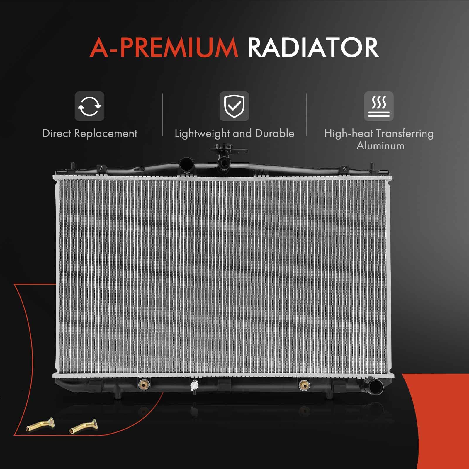 A-Premium Engine Coolant Radiator Assembly with Transmission Oil Cooler ...