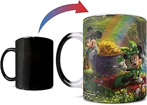 Amazon.com: Morphing Mugs Disney - Mickey and Minnie Mouse - Ireland - Thomas Kinkade - One 11 ...