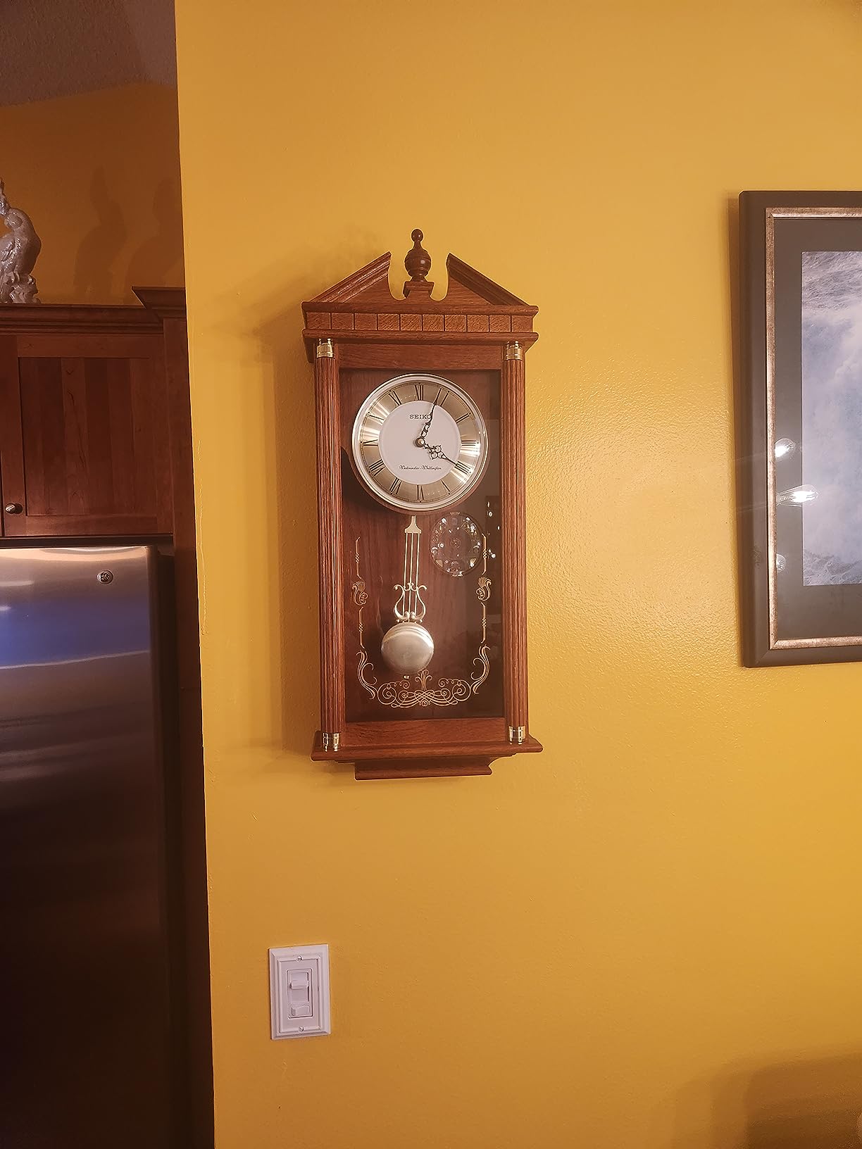 $32/mo - Finance SEIKO Regal Oak Wall Clock with Pendulum | Buy Now ...