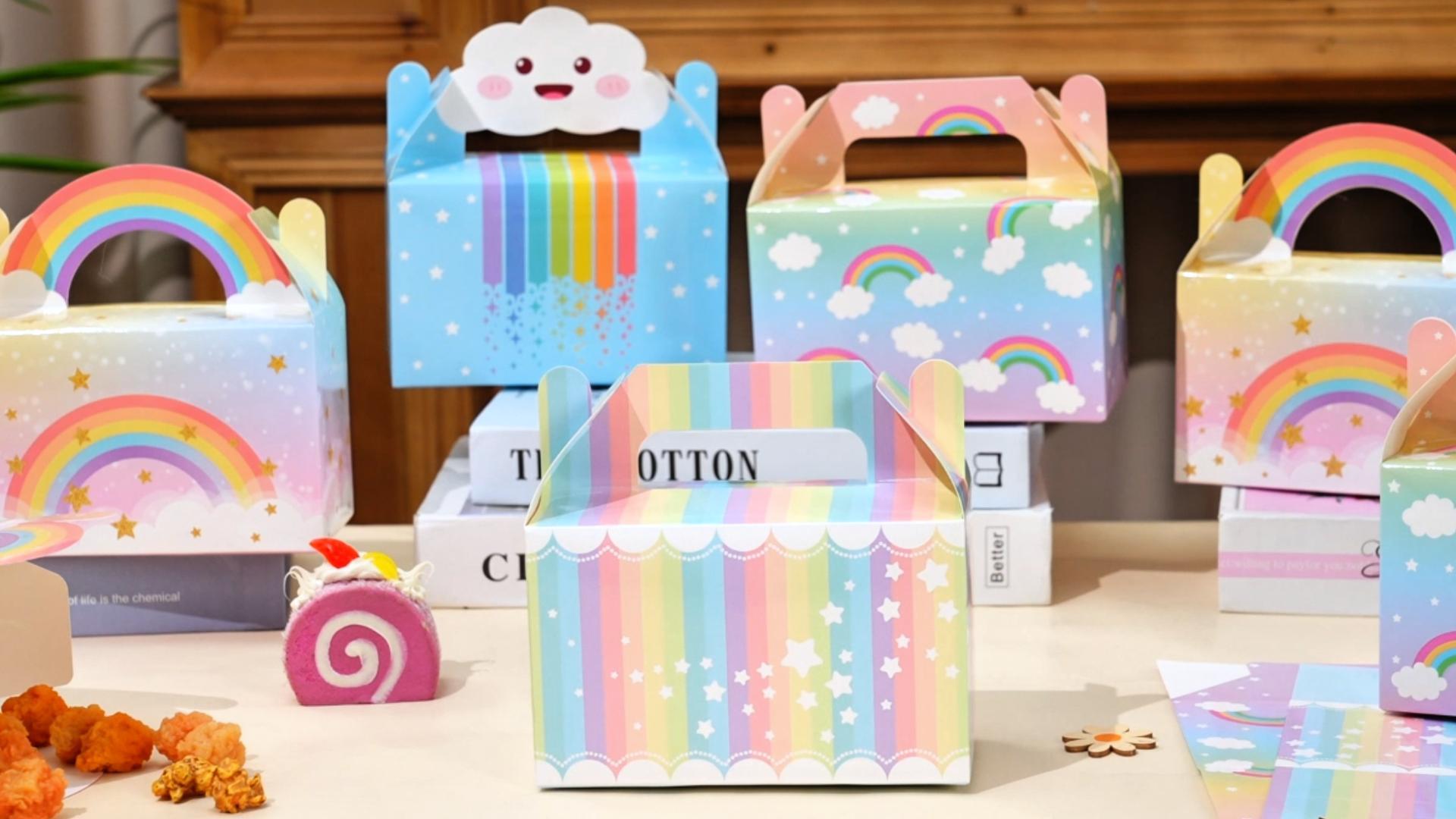 Rainbow Party Kit Favors Rainbow Party Favor Bags Stickers Rainbow