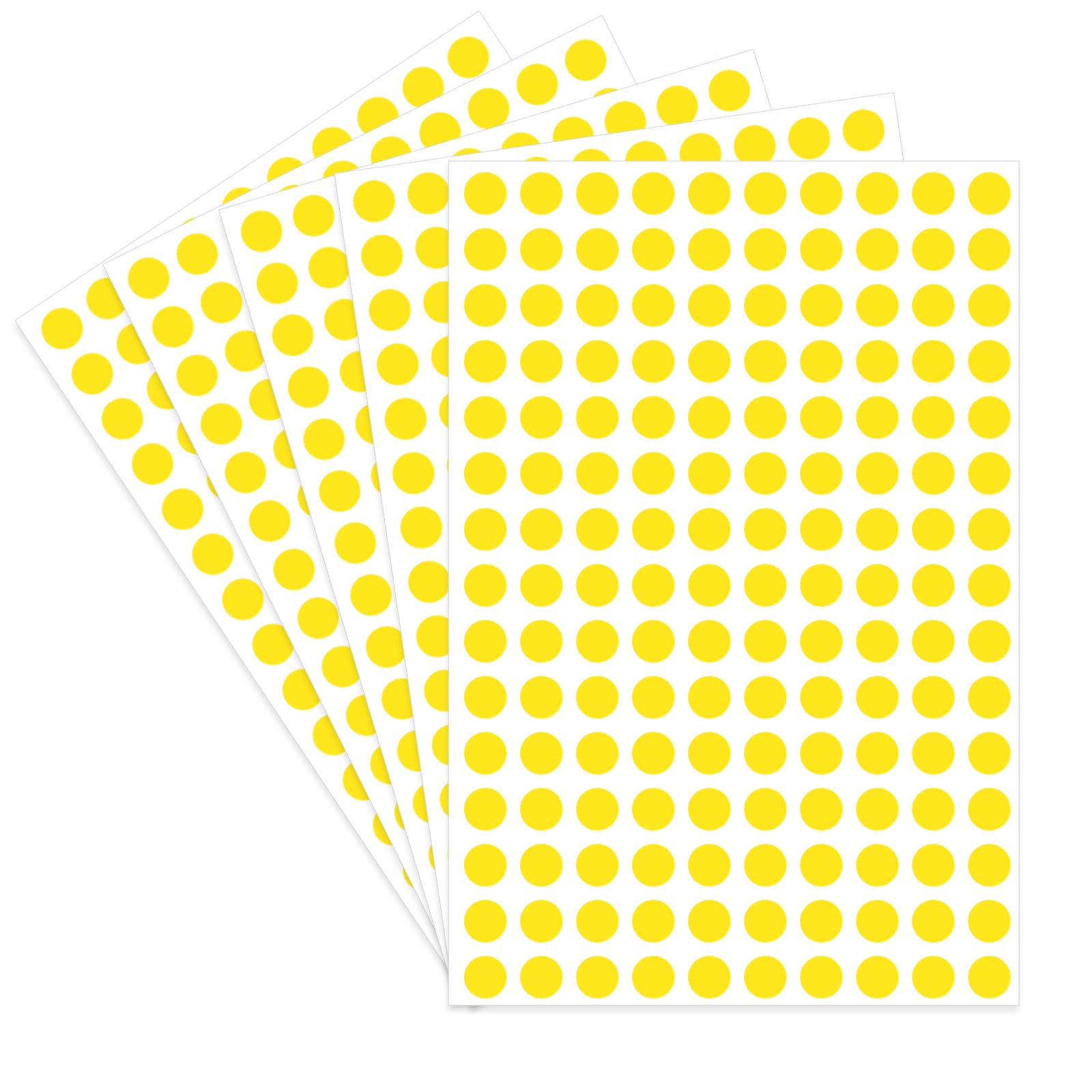 Amazon.com : Starboling Dot Stickers,3/8 Inch Yellow Circle Stickers ...