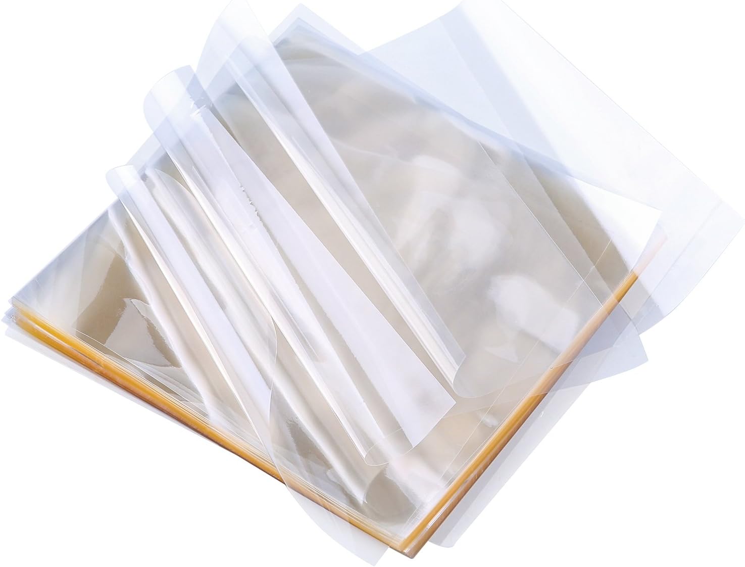 Amazon.com: Resinta 300 Sheets Caramel Candy Wrappers Clear Non-stick ...
