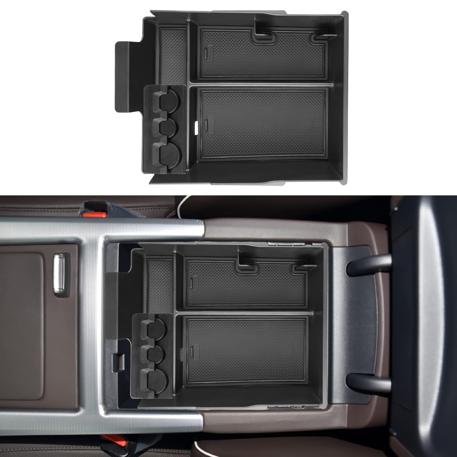 Buy WEIPIN Palisade Center Console Organizer 【Whisper-Quiet Organizer ...