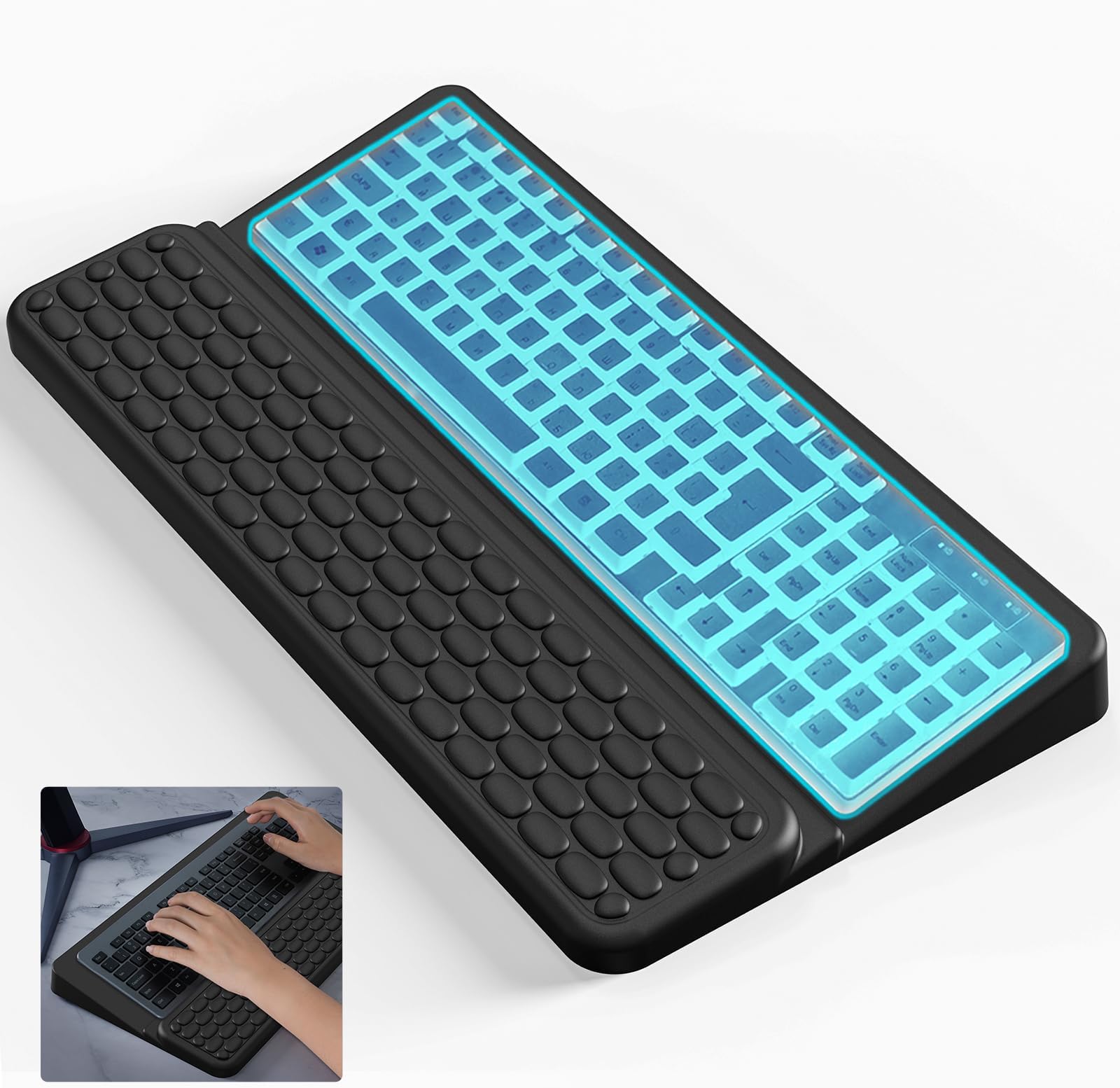 Amazon.com : VAIPI Computer Keyboard Stand with Wrist Rest, Ergonomic ...