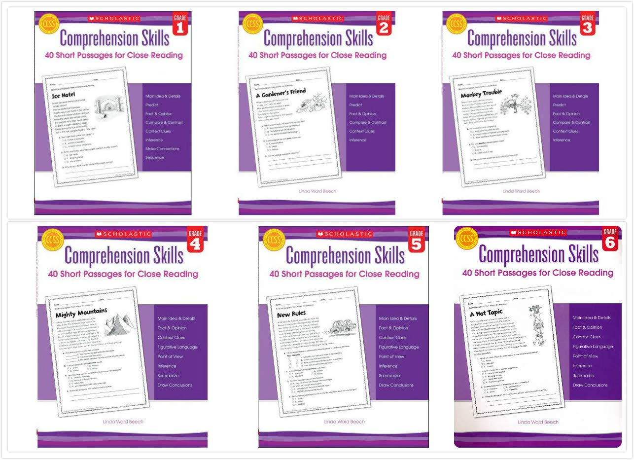 Buy Scholastic Comprehension Skills: Short Passages for Close Reading ...