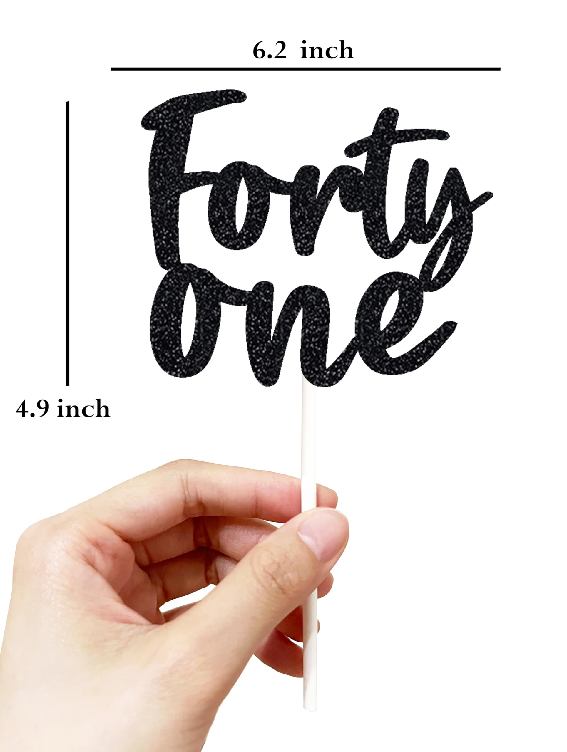 Snapklik.com : Veegood 41 Cake Toppers, Forty One Birthday Cake Toppers ...