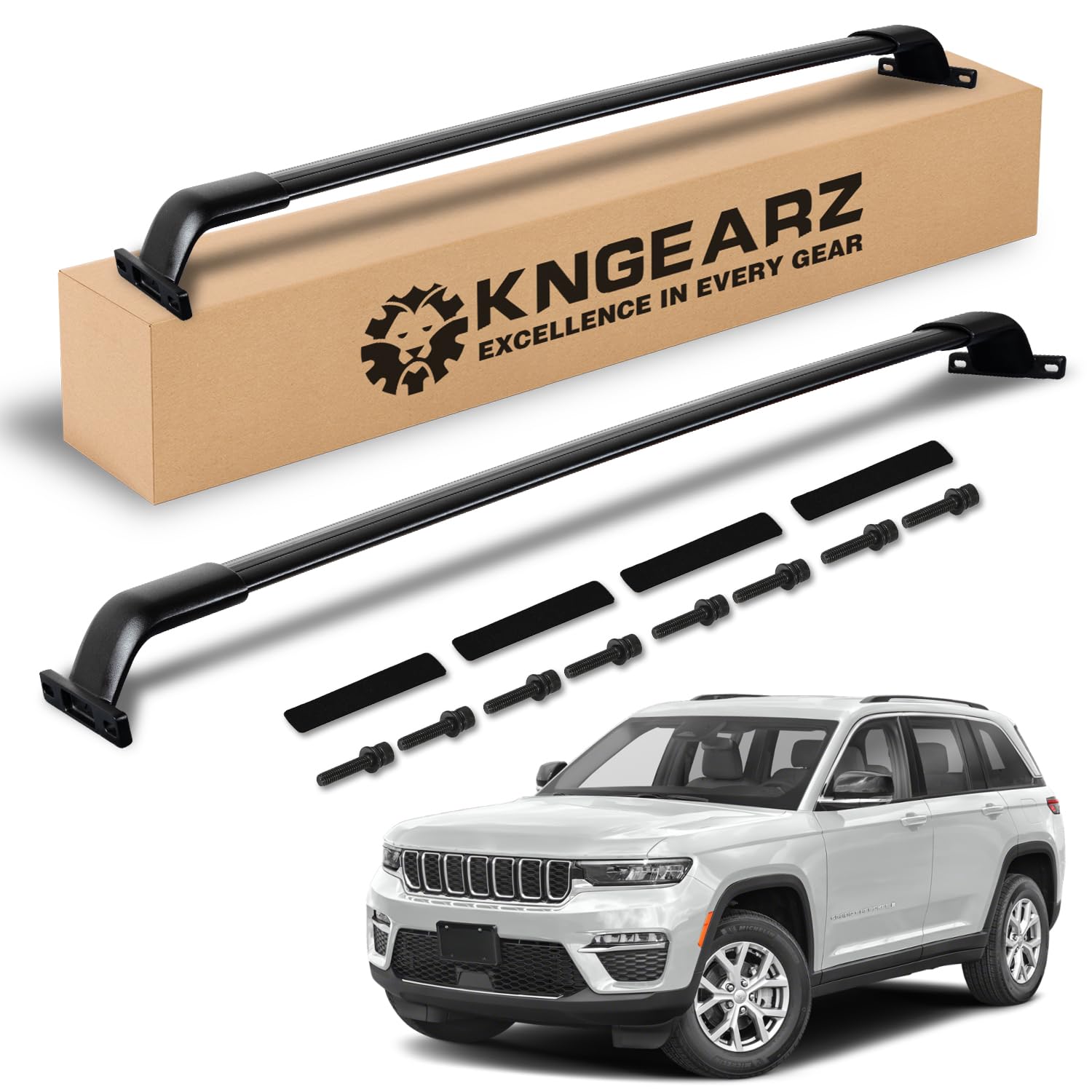 Amazon.com: 260lb Roof Rack Cross Bars Fit for 2022-2024 Jeep Grand ...