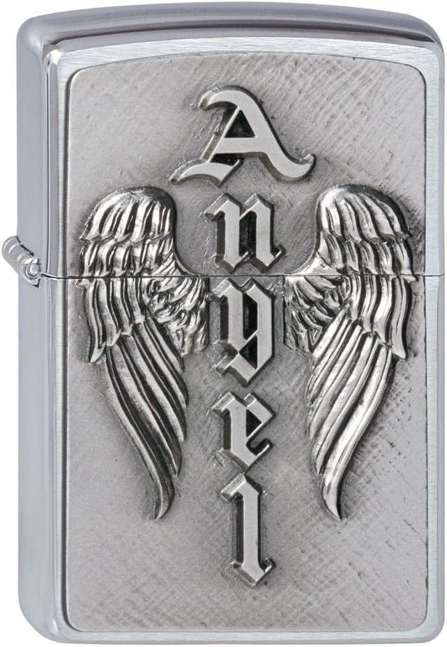 Zippo 2002572 Feuerzeug 200 Wing of An Angel Emblem : Amazon.de: Sonstiges