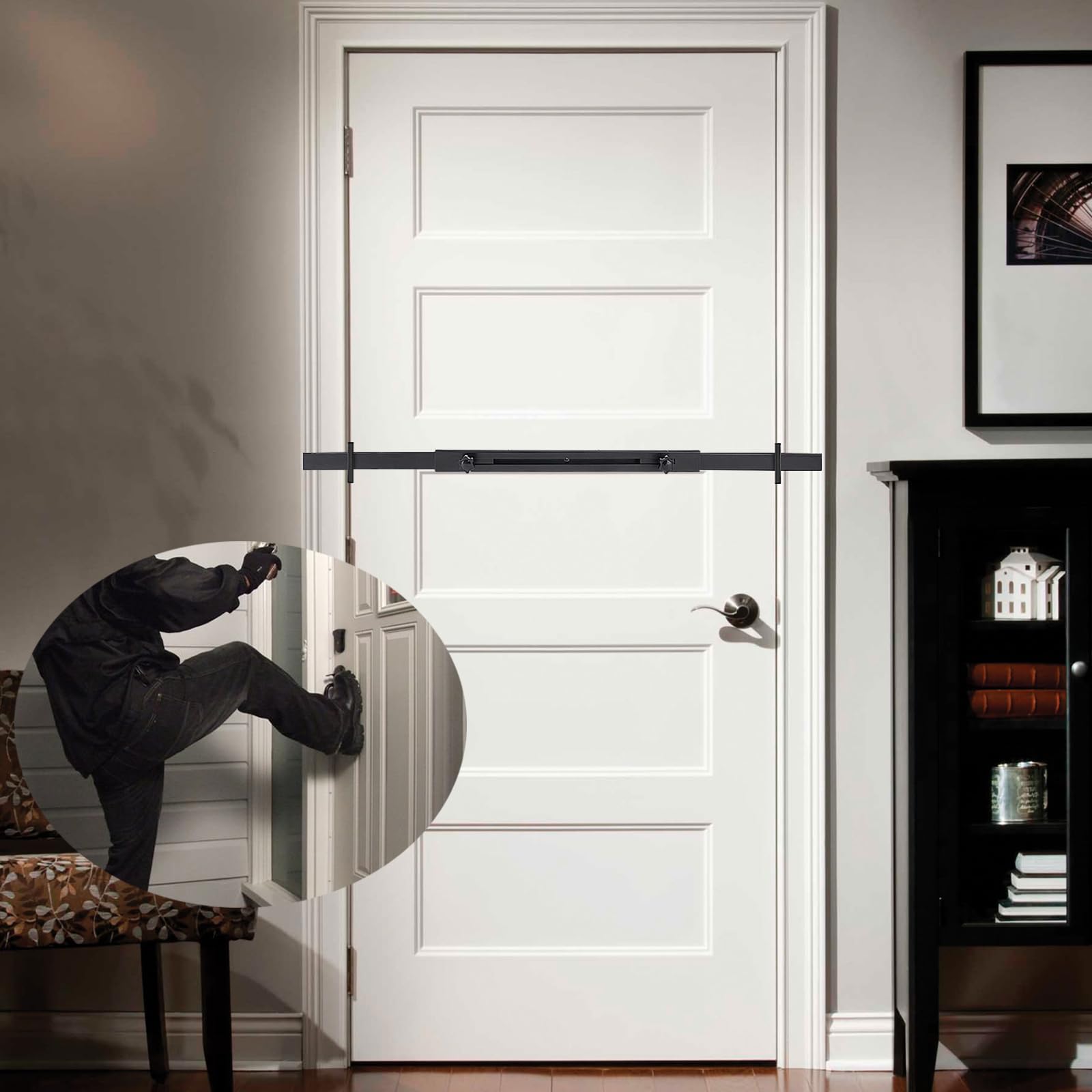 Amazon.com: Door Stoppers Security,Door Barricade,Door Barricade Security Bar,That Improves Home ...