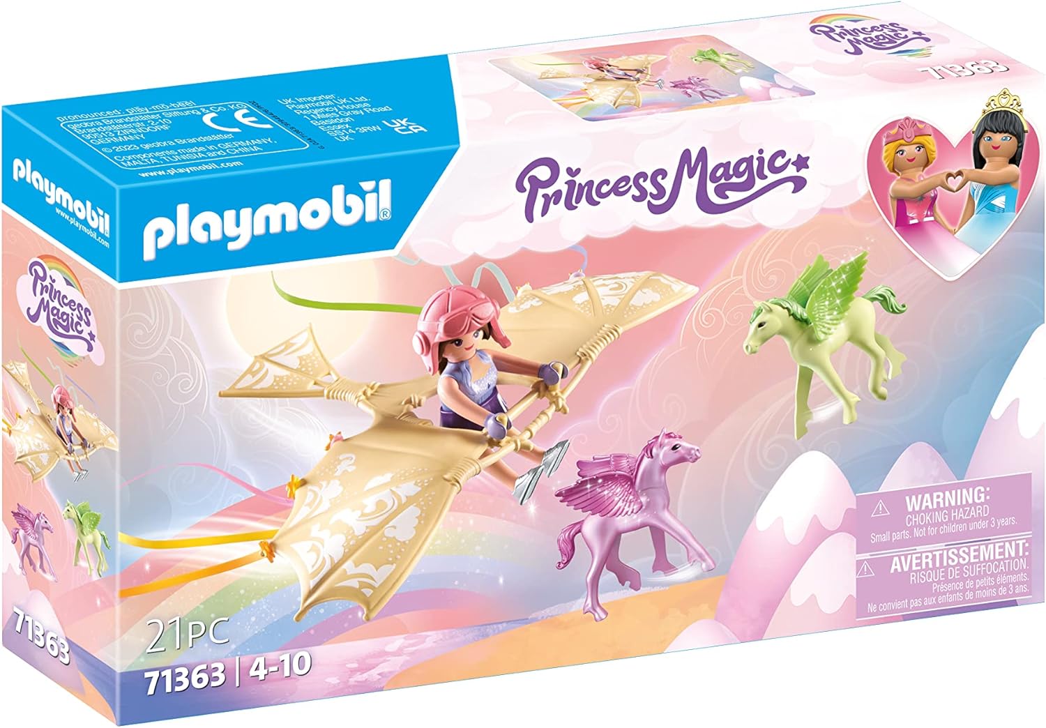 Amazon.com: Playmobil Trip with Pegasus Foals in The Clouds : Toys & Games