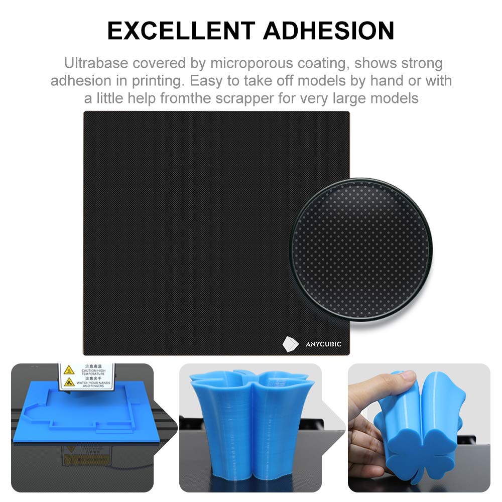ANYCUBIC Ultrabase 3D Printer Platforms, Heated Bed with Microporous ...