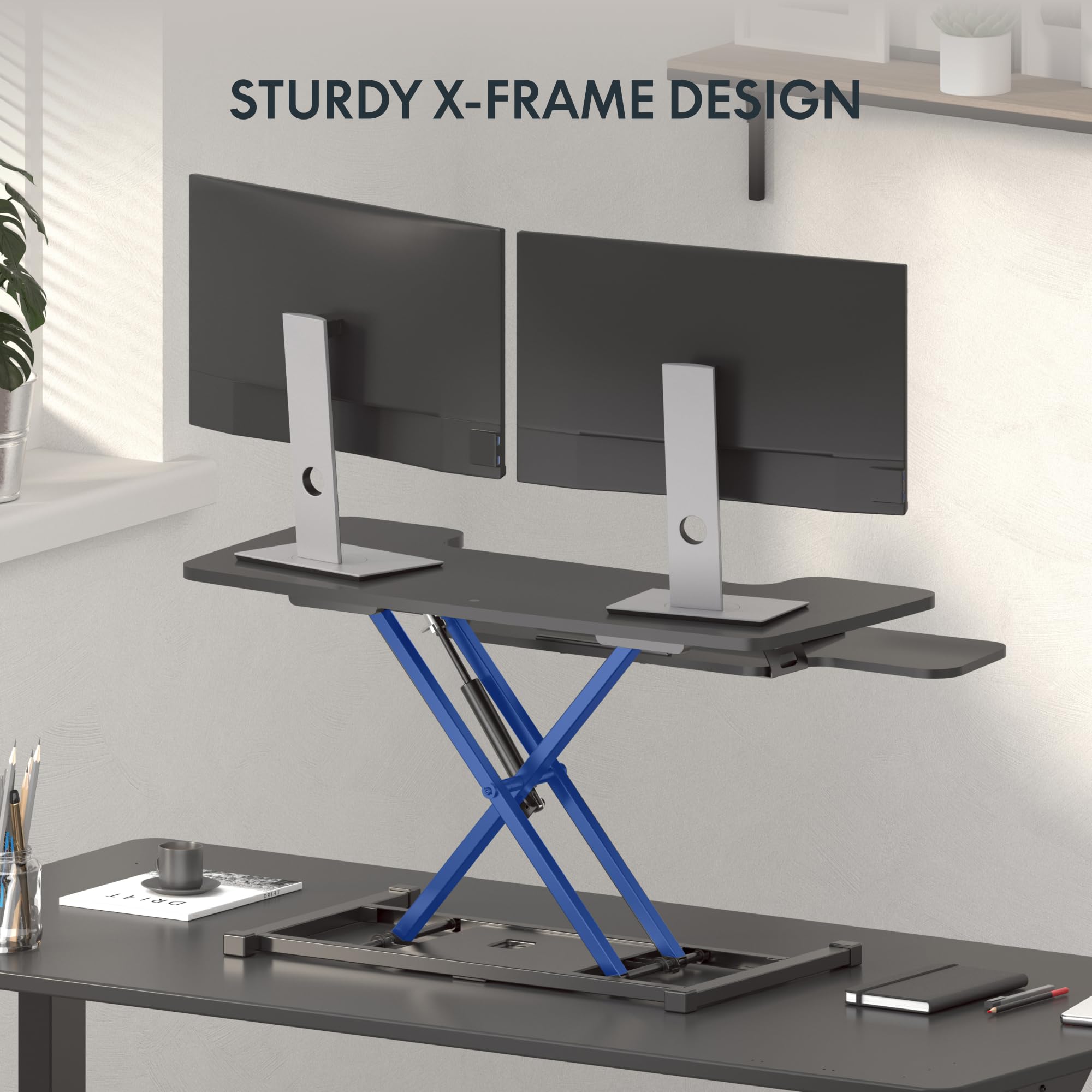 Snapklik.com : FLEXISPOT 36-inch Standing Desk Converter Height ...