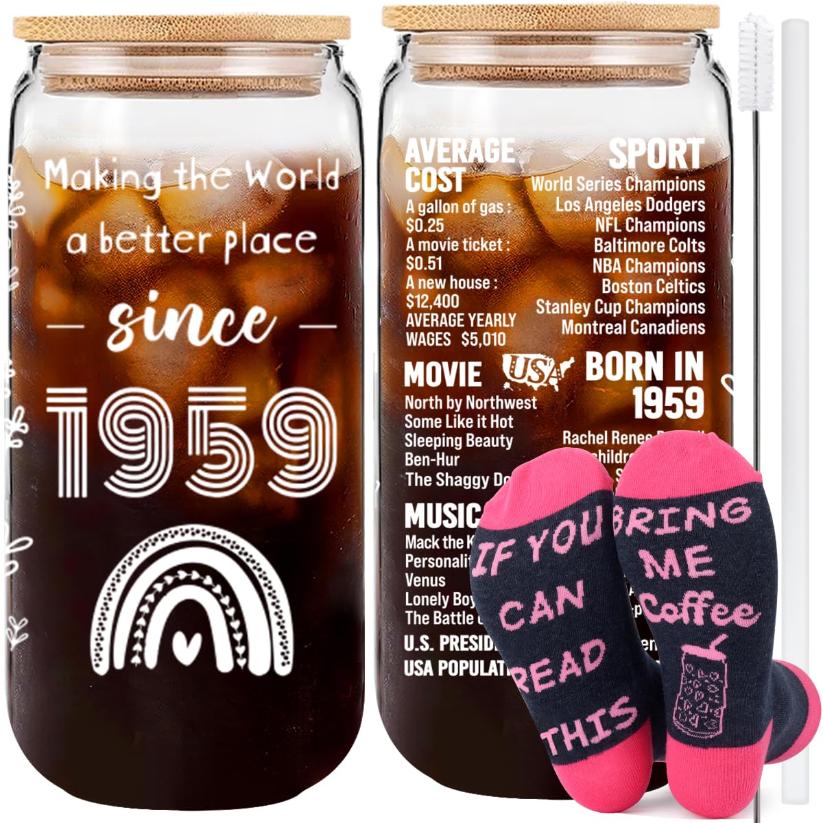 Snapklik.com : 65th Birthday Gifts For Women Her, 1959 Happy 65th ...