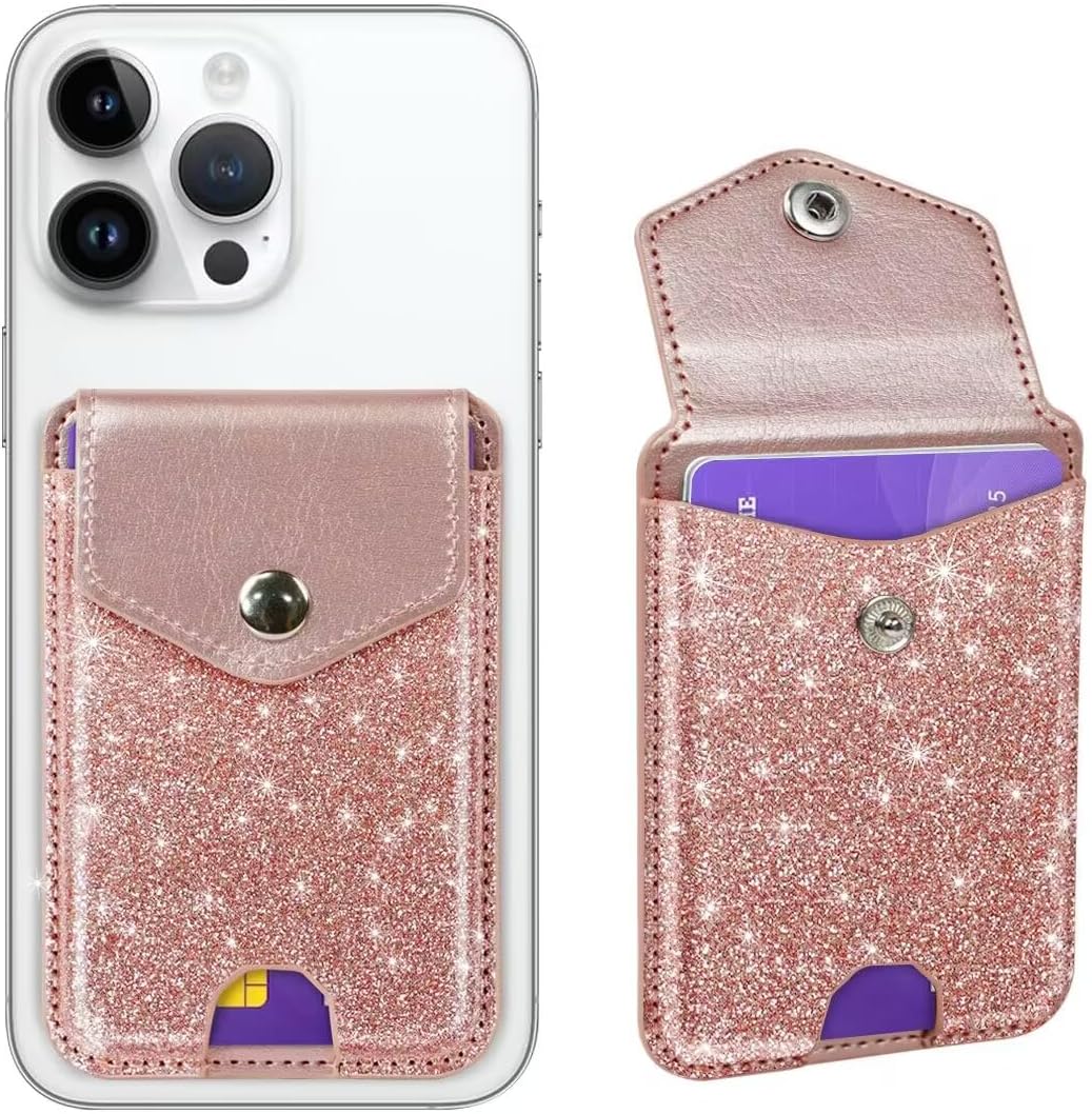 Amazon.com: Yiyahu Self Adhesive Card Holders for Back of Phone, Cute ...