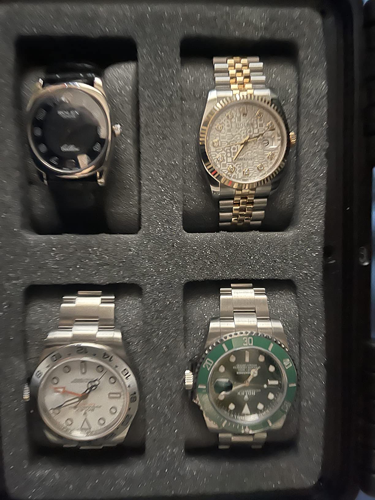 Amazon.com: Case Club 4 Watch Carry Case - Organize & Protect Your ...