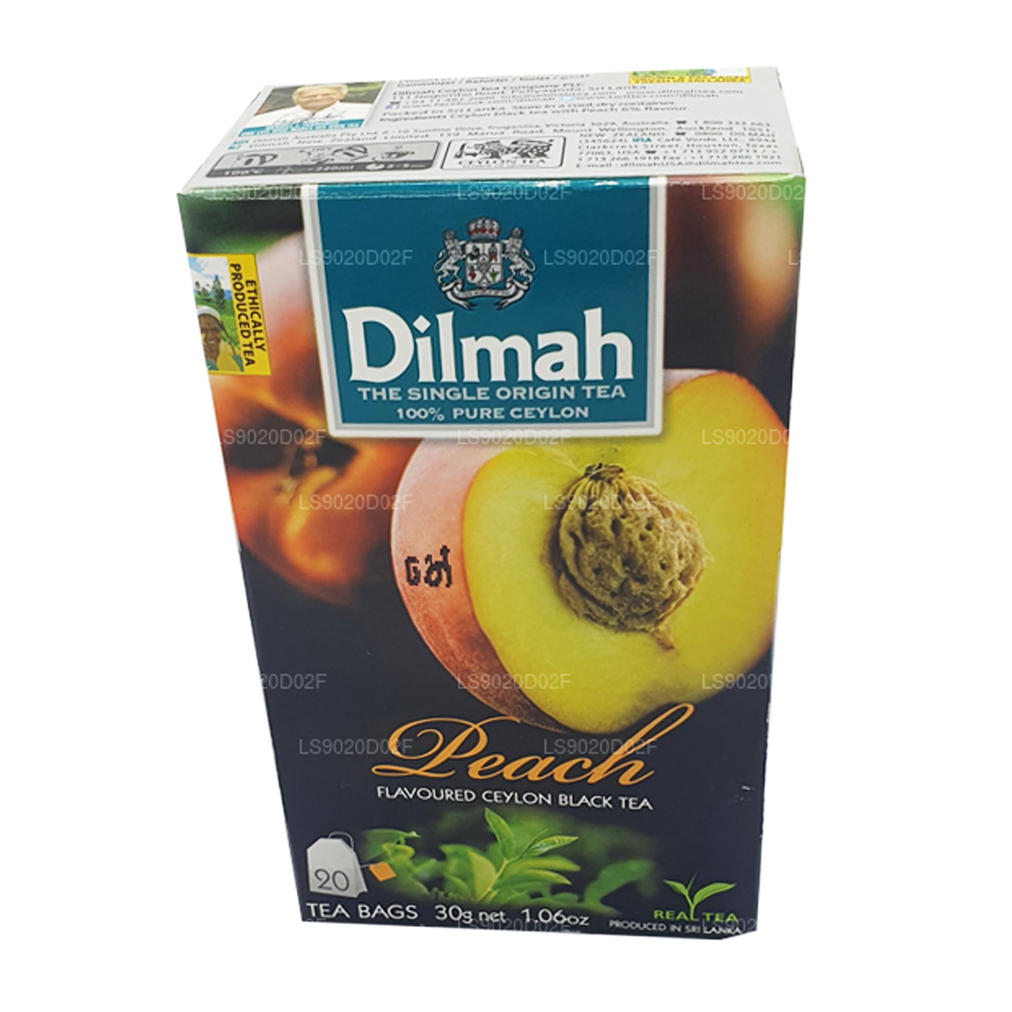 Dilmah Fun Time Four Flavored Ceylon Premium Tea (Peach) : Amazon.co.uk ...