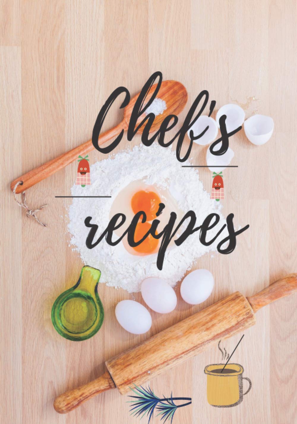 Amazon.com: Chef's recipes: Recipe book to complete : Cookbook for 75 ...