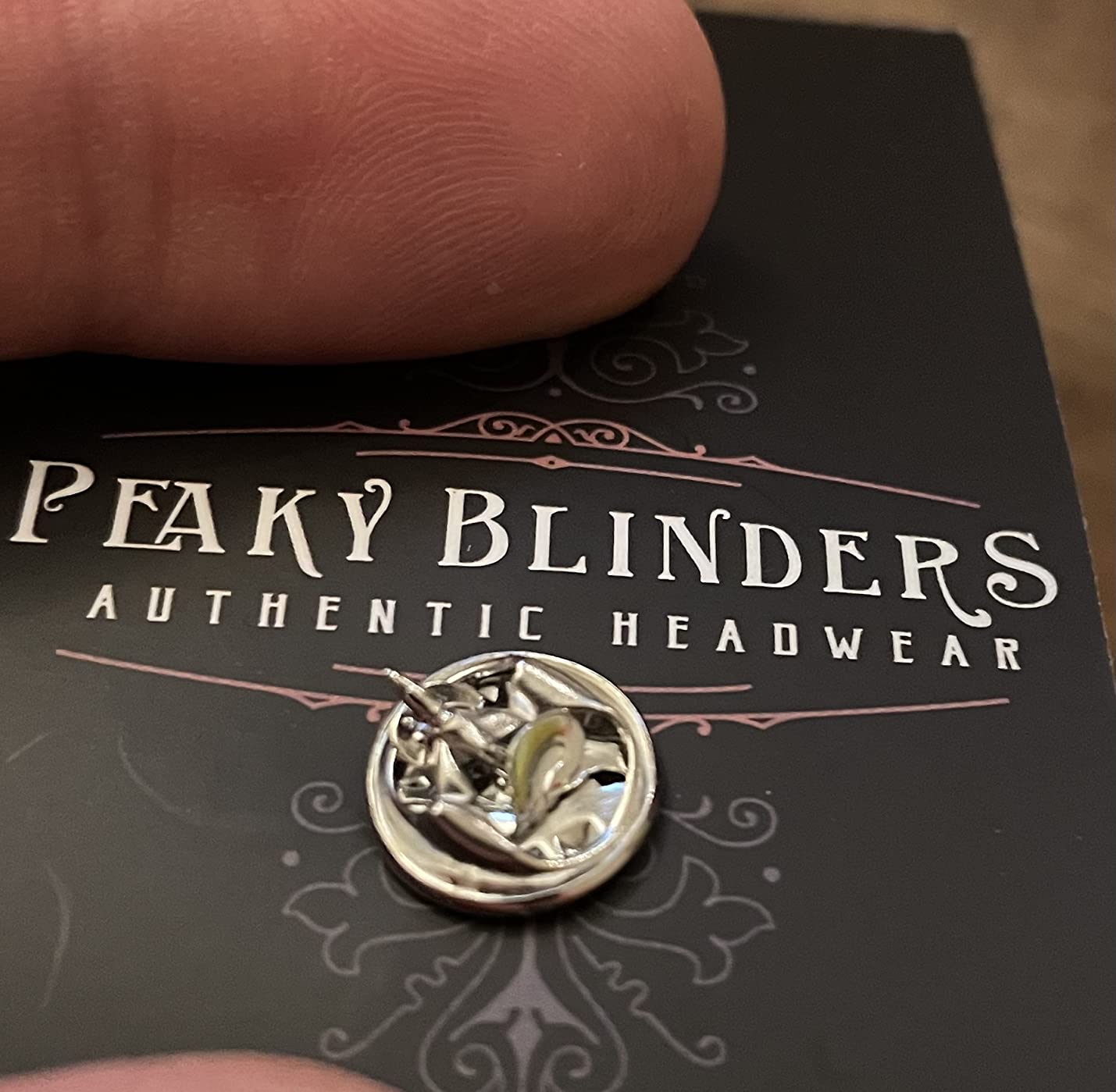 Peaky Blinders Pin, Regular, Silver : Amazon.co.uk: Fashion