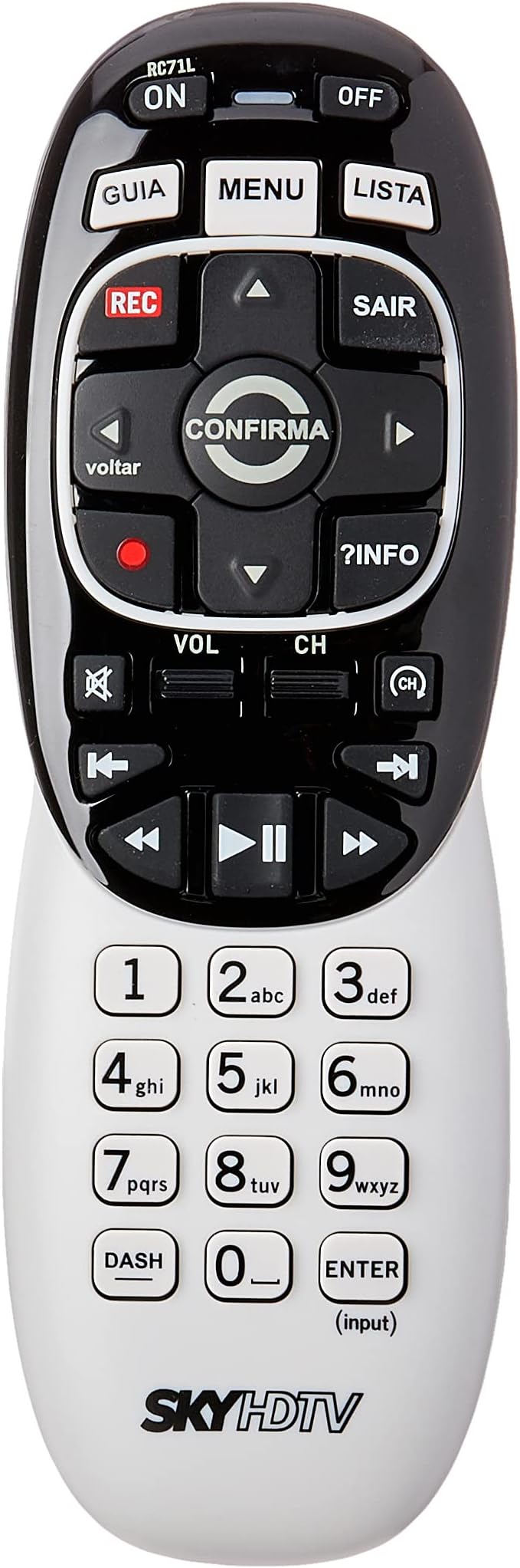 Controle Remoto Sky Digital - Sky-livre D40 Original | Amazon.com.br