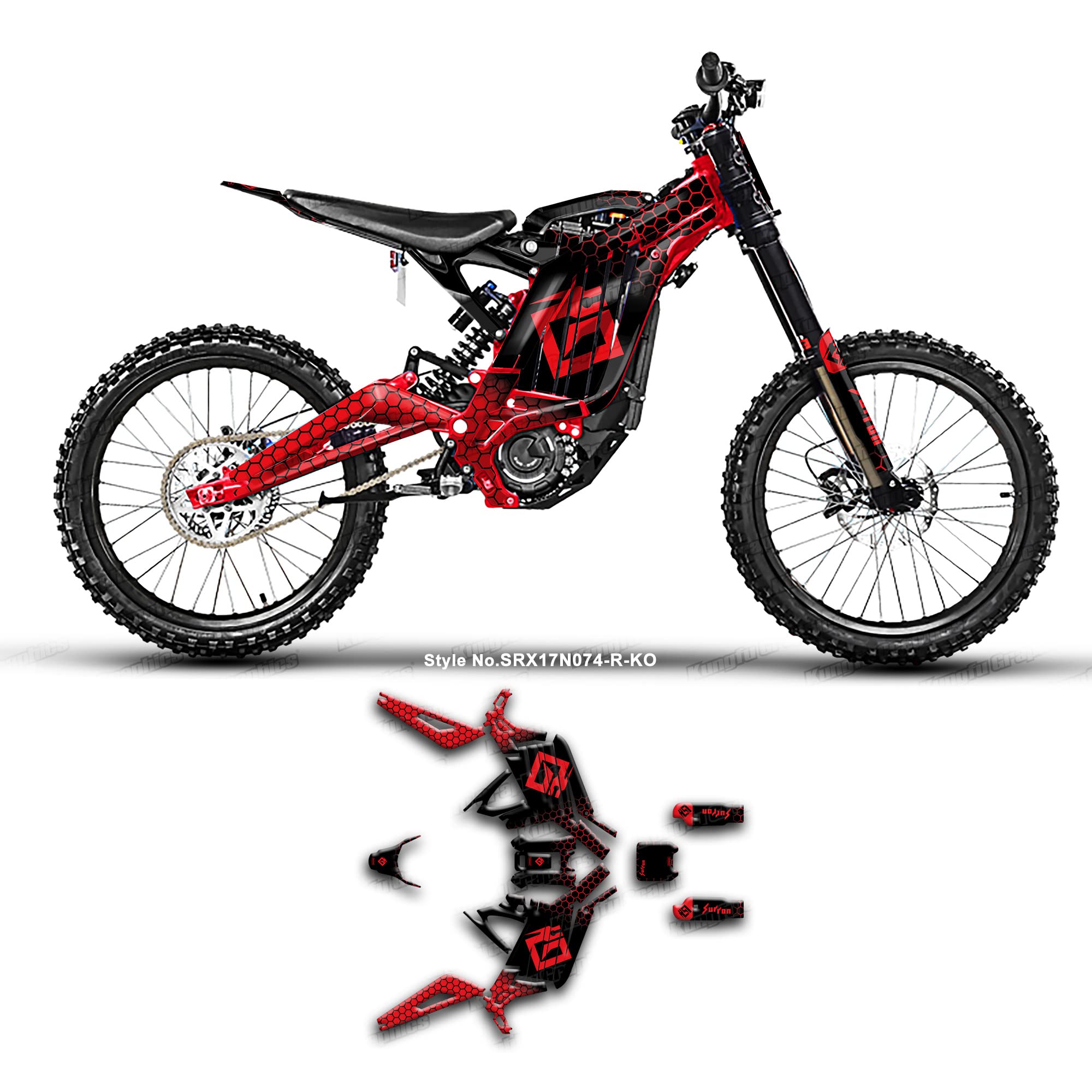 Buy Kungfu Graphics Decal Kit for Sur-Ron Light Bee X with KKE Fork Off ...