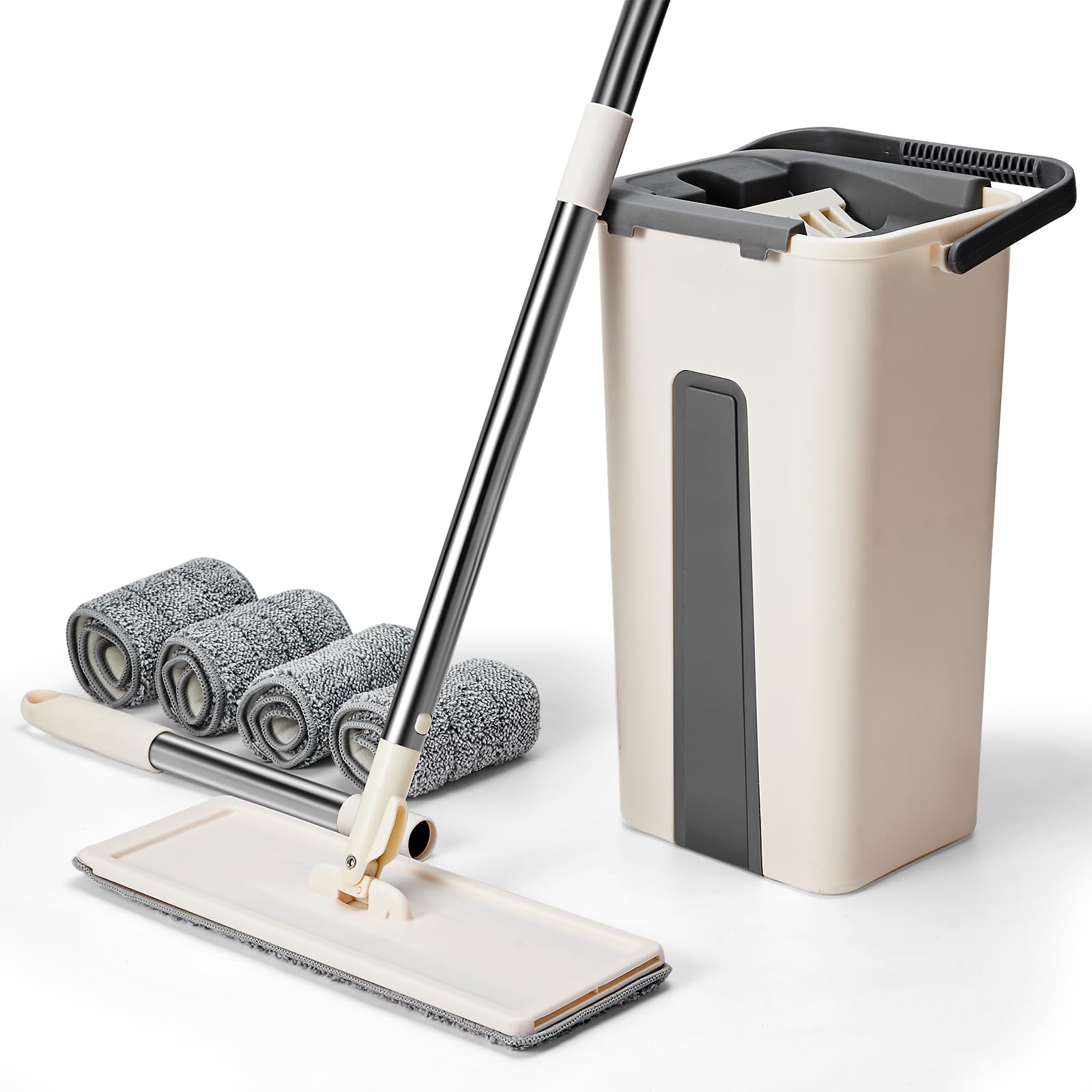 IWNG Trapeador con Exprimidor, Trapeador, Juego de Trapeador y Cubeta ...