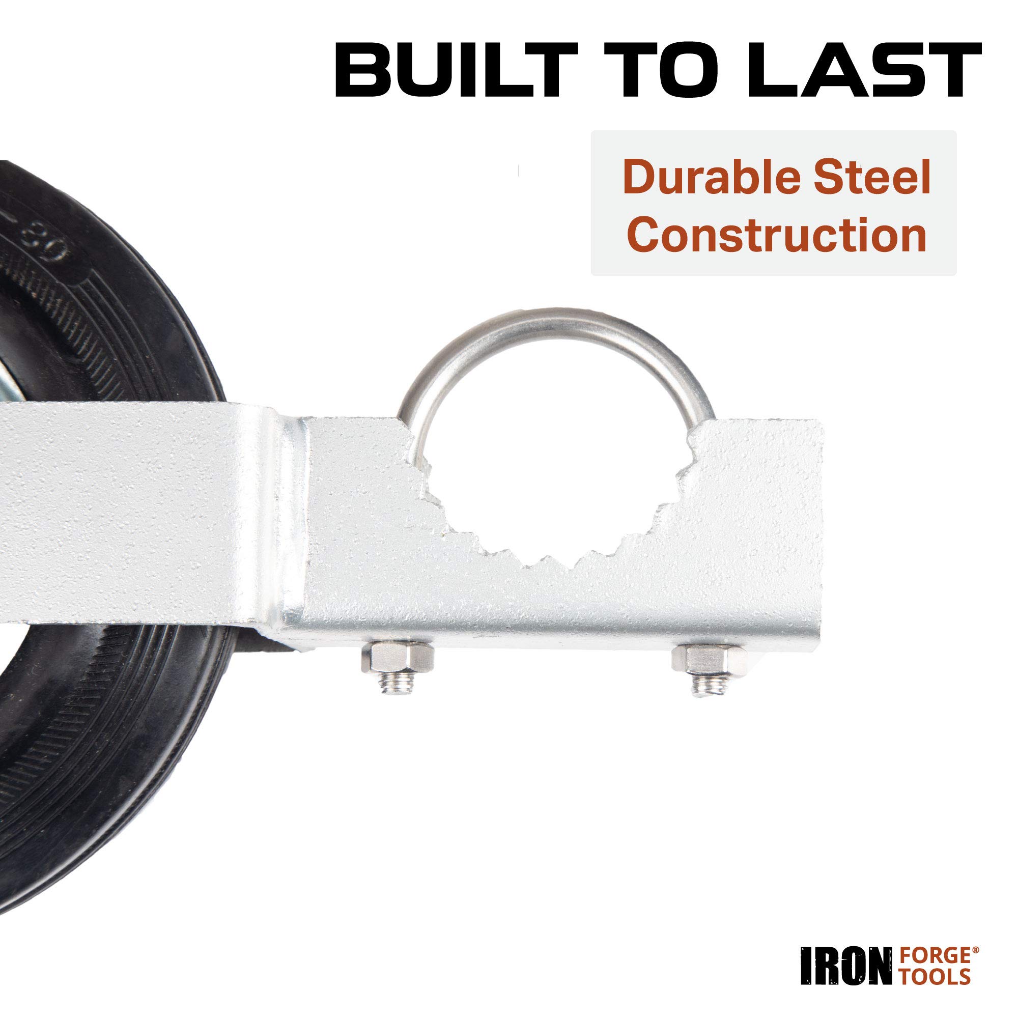 Snapklik.com : Iron Forge Tools Fence Gate Wheel For Metal Swing Gates ...