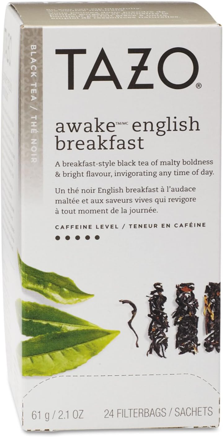 Amazon.com : TAZO Organic Awake English Breakfast Black Tea, 16 Total ...