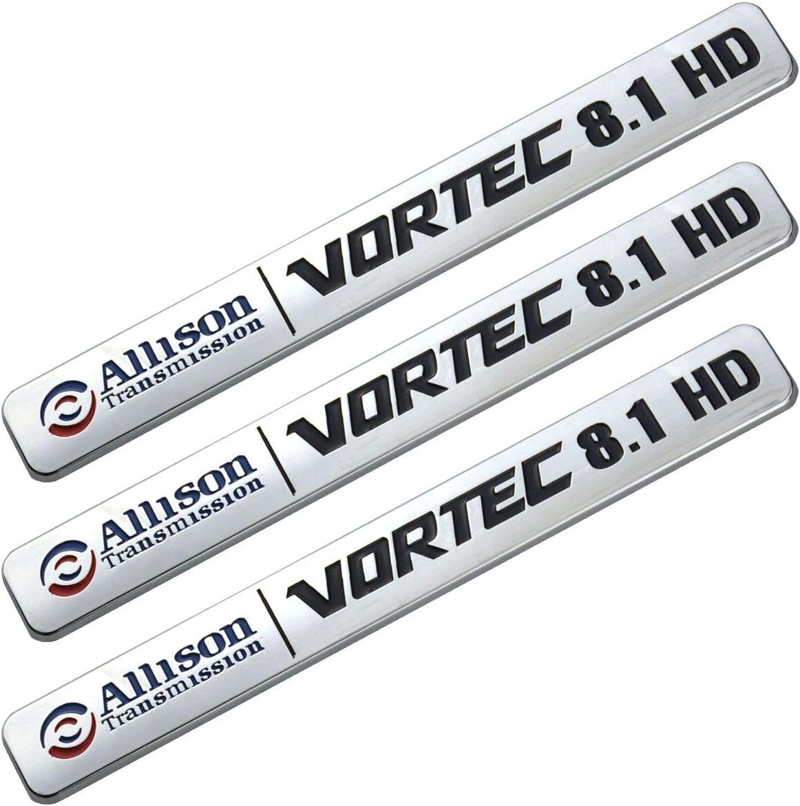 Amazon.com: 3Pcs Allison Transmission 8.1 Hd 8.1L Vortec Emblem Sticker ...