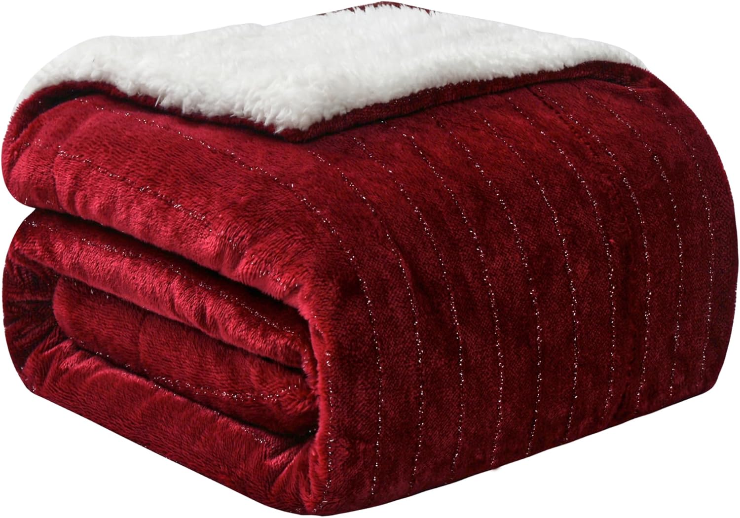 Amazon.com: COOVA Ultra Soft Sherpa Fleece Twin Blanket - Cozy Thick ...