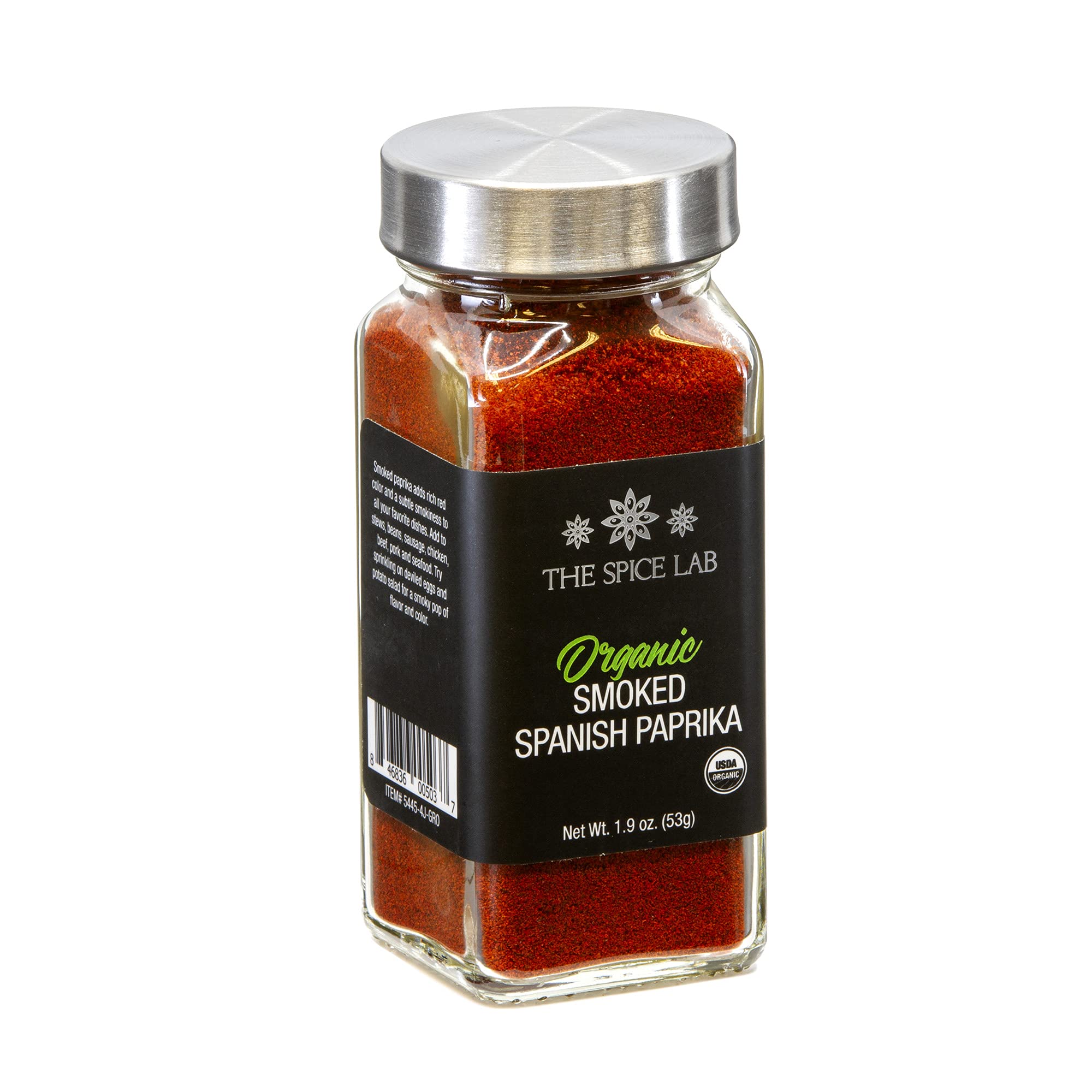 Amazon.com : The Spice Lab Organic Smoked Paprika - Vegan Gourmet ...