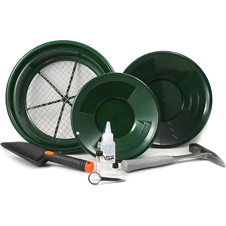 Amazon.com: ASR Outdoor Gold Panning Kit Prospecting Tools Classifier ...