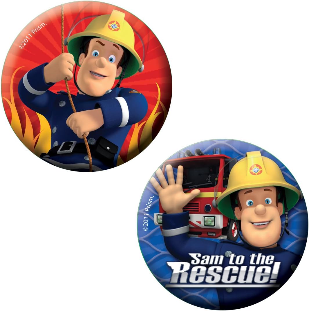 Amazon.com: amscan Fireman Sam Badge : Toys & Games
