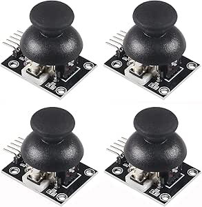 Amazon.com: 4Pcs Dual-axis XY Joystick Module for PS2 Joystick Breakout Module Game Controller ...
