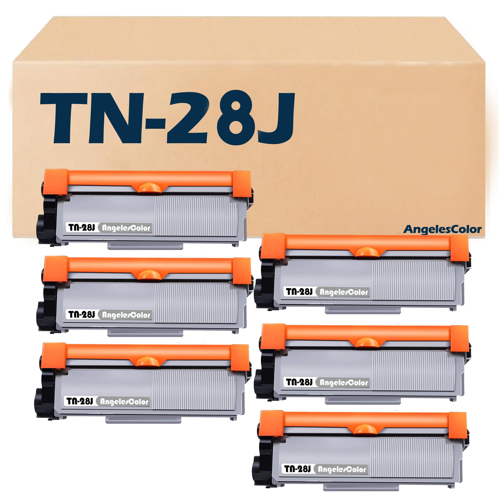 Amazon.co.jp: TN-28J 互換トナーカートリッジ 6本セット ブラック 増量版 TN28J 対応機種：HL-L2365DW/HL-L2360DN/HL-L2320D/HL ...