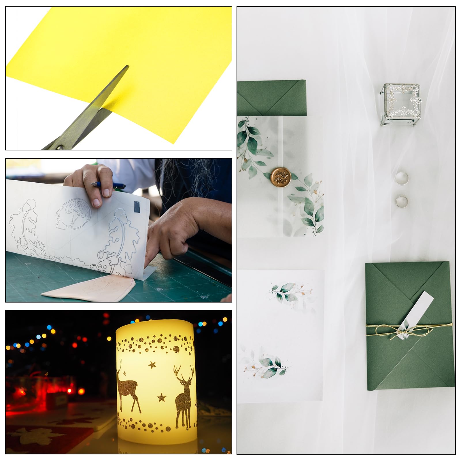 Tracing Paper 30-Sheet Printable Vellum Paper - 100GSM Translucent ...
