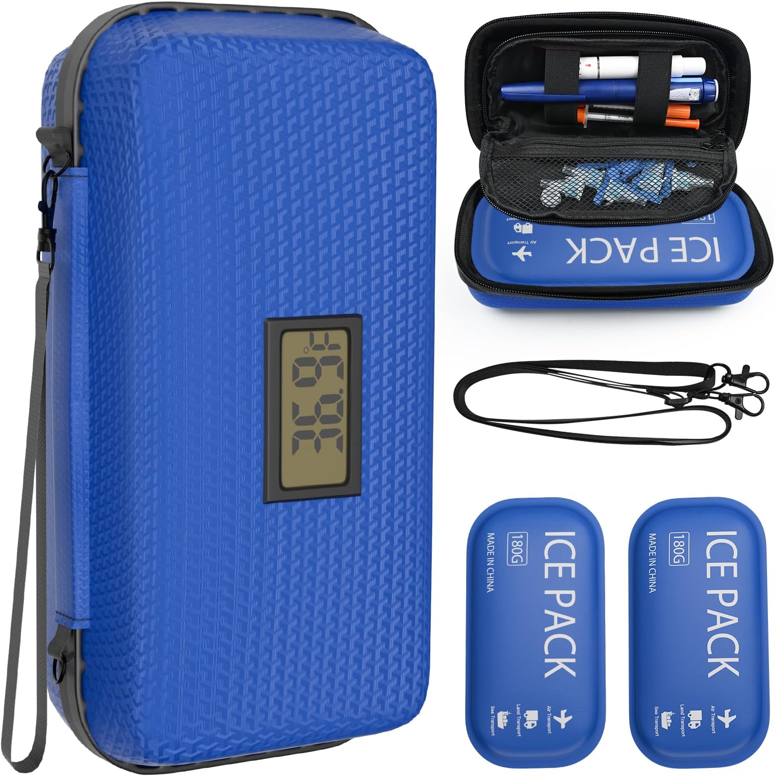 Amazon.com: Insulin Cooler Travel Case Portable Refrigerated Medicine ...