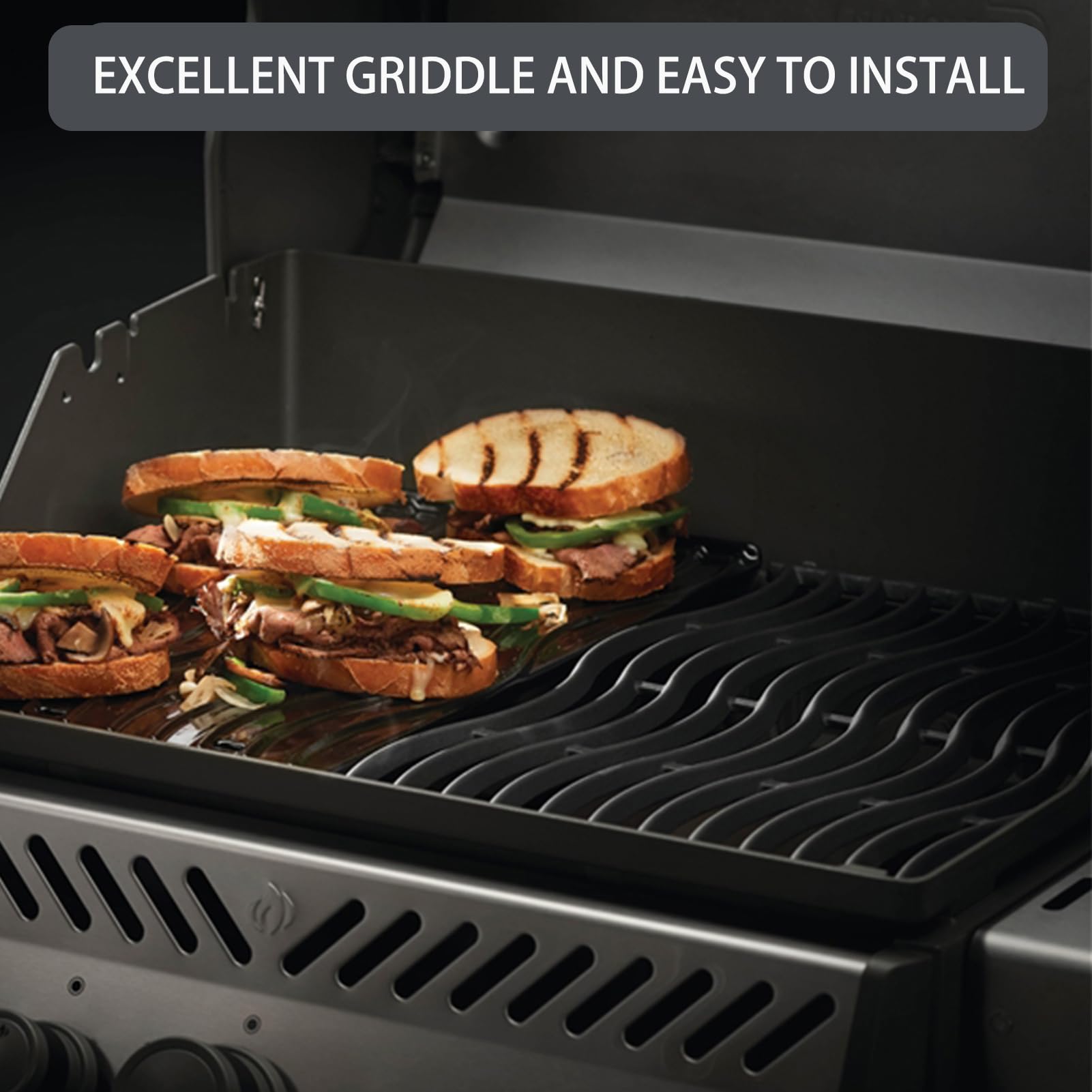Napoleon Prestige 500 Griddle Insert 56040 56041 Griddle Grill Parts ...