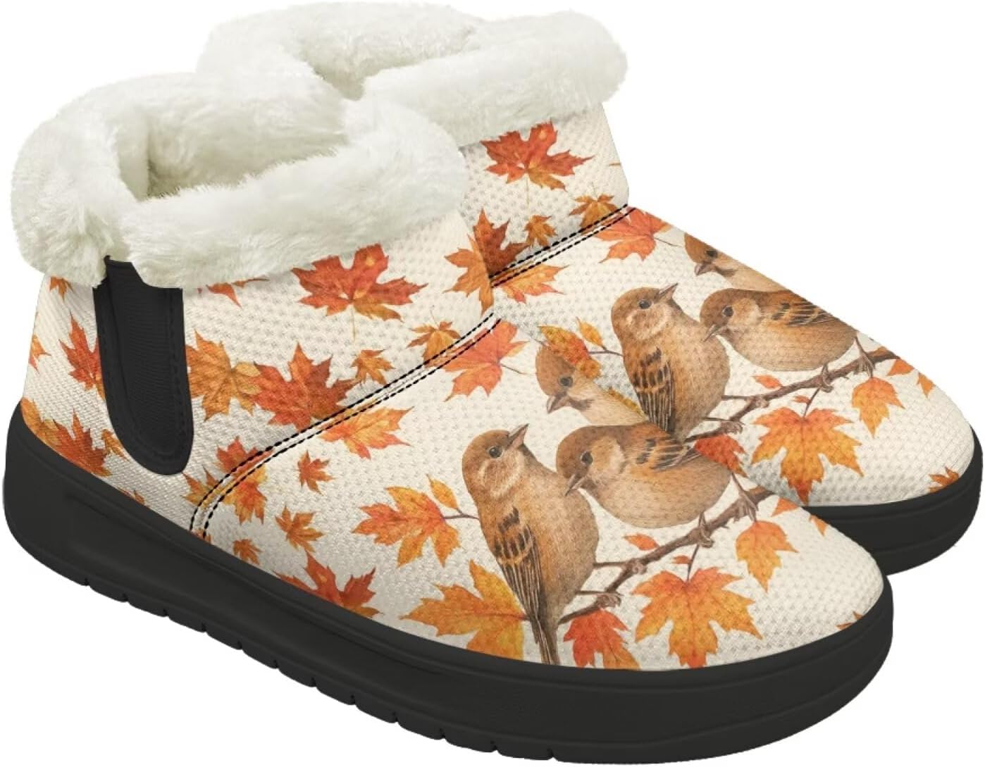 Amazon.com | Fonplted Comfy Womens Boots Winter Snow Shoes Fashion Warm ...