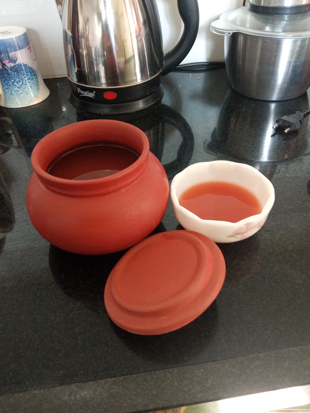 Buy Organic Clay Crafts Clay Dahi Handi/Clay Handi/MItti Handi/Curd Pot ...